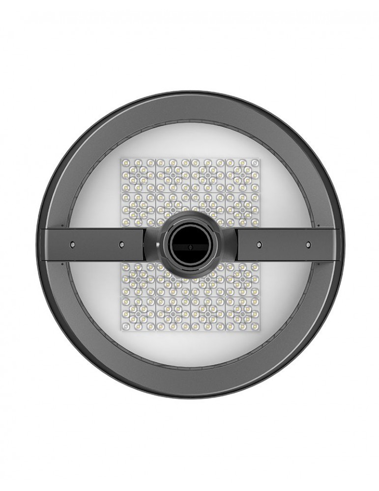 Farola LED ideal para iluminación vial de parques y jardines.