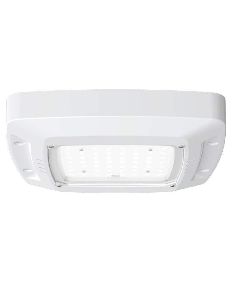 Éclairage LED parfait pour les stations-service. Installation en surface.