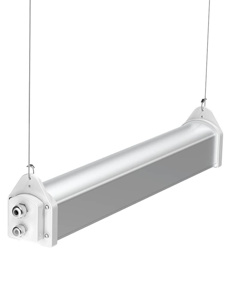 LED linear lamp for food industry. High efficiency and safety.