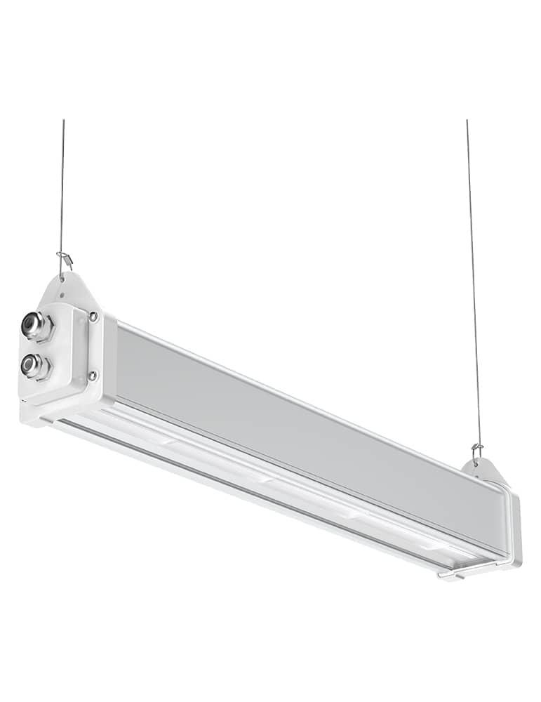 LED linear lamp for food industry. High efficiency and safety.